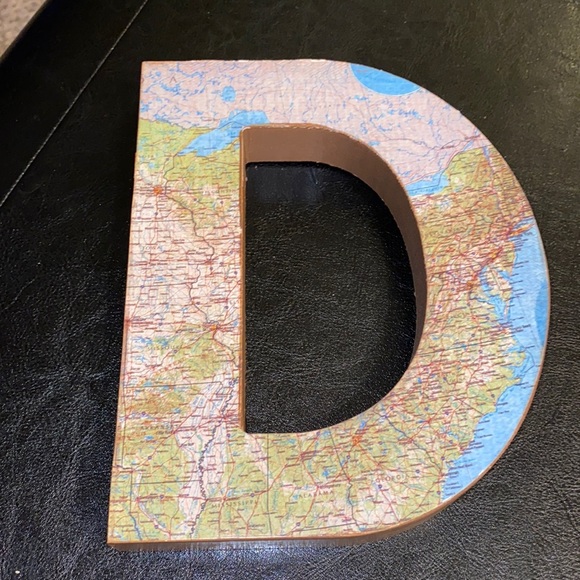 Ashland | Accents | Ashland Accents Alphabet Letter D Map Home Decor ...